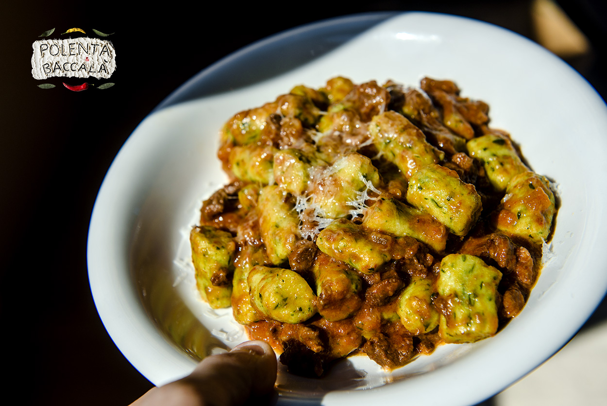 Gnocchi with Sheep Meat Sauce – Polenta & Baccalá