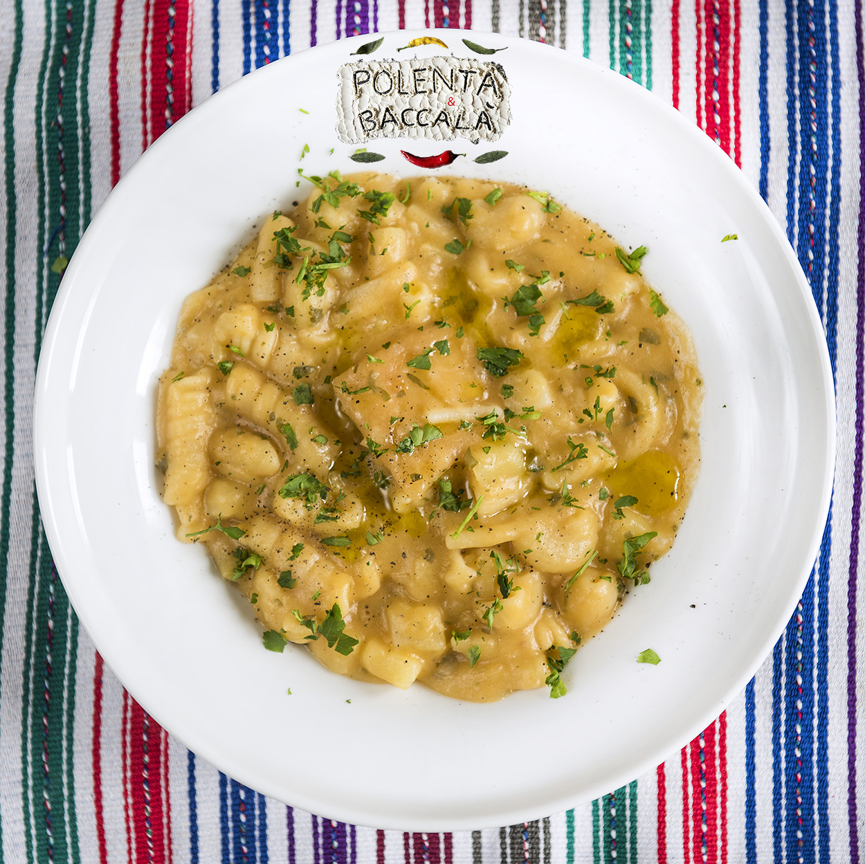 Pasta e Patate – Pasta and Potatoes, Neapolitan Style – Polenta & Baccalá