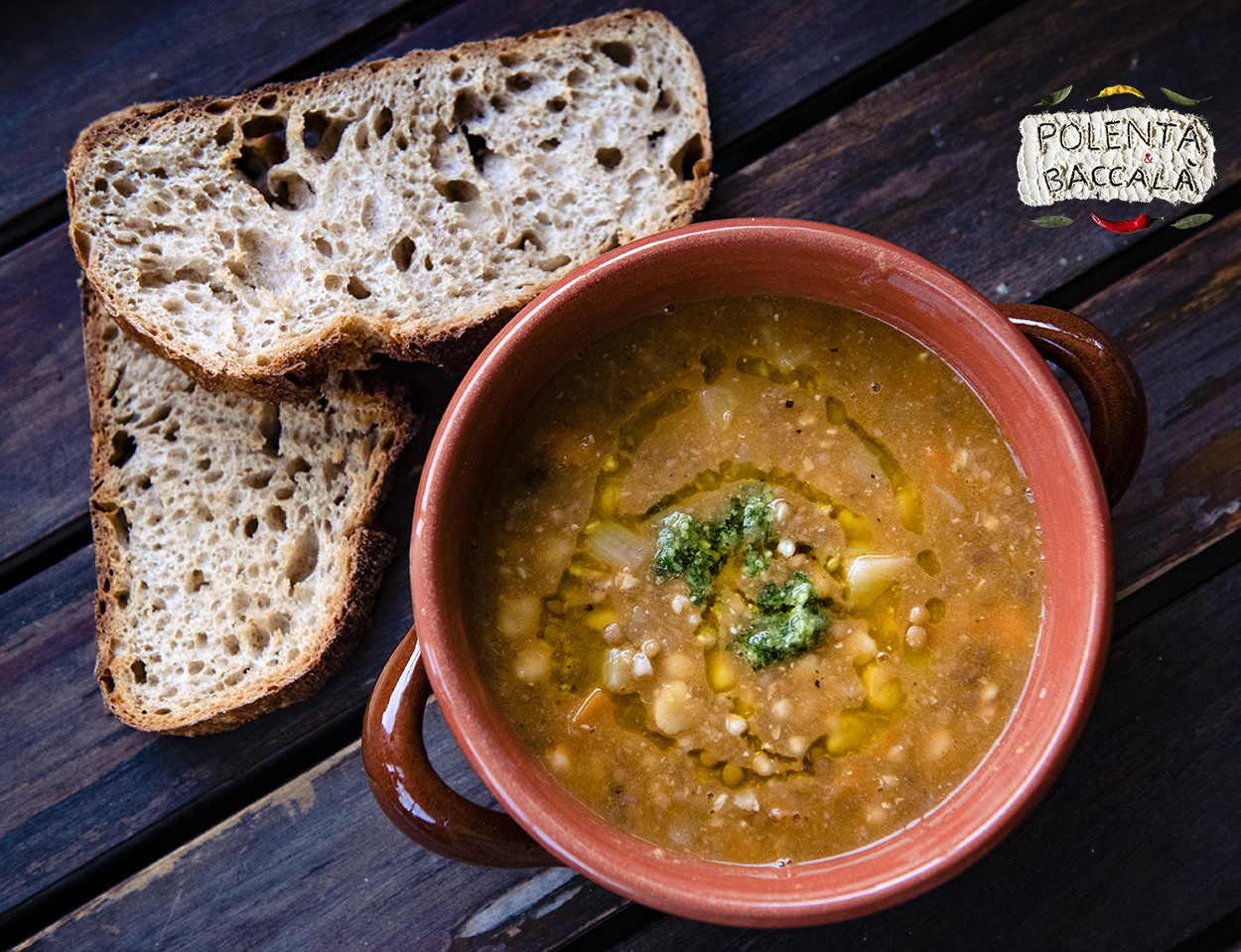 Zuppa di Cicerchie, Lenticchie e Grano Saraceno – Soup with Grass Peas ...