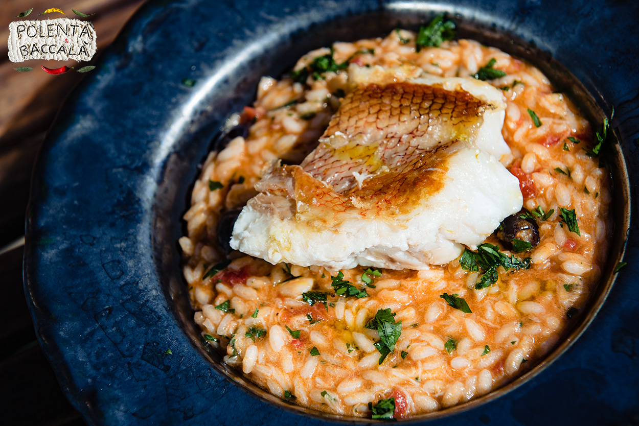 Risotto with Red Scorpionfish – Polenta & Baccalá