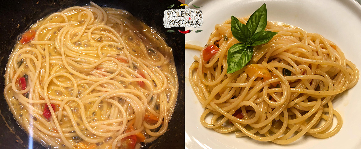 Mormore All’Acqua Pazza – Poached Sea Fish – Polenta & Baccalá