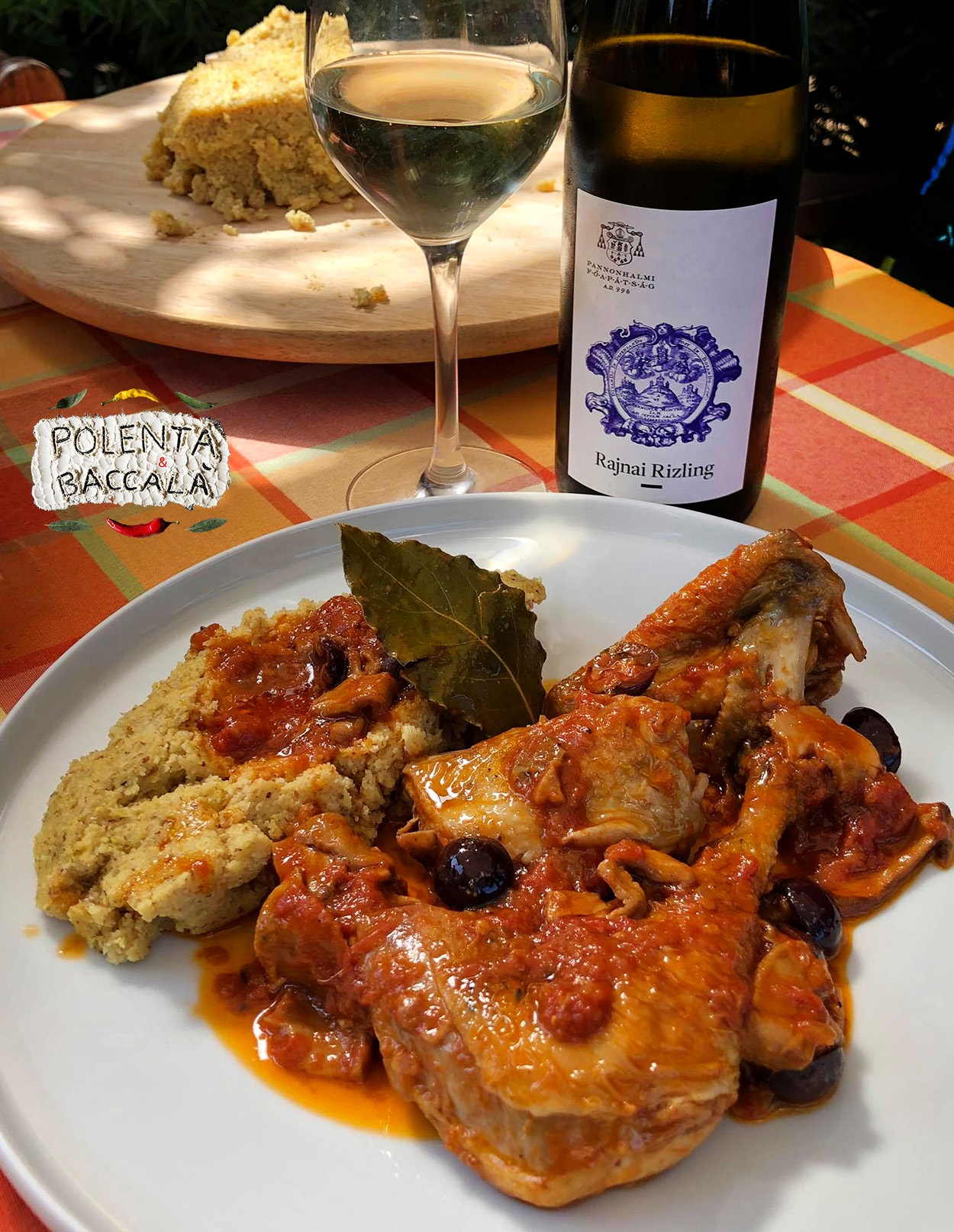 Chicken Cacciatore – Pollo alla Cacciatora – Polenta & Baccalá