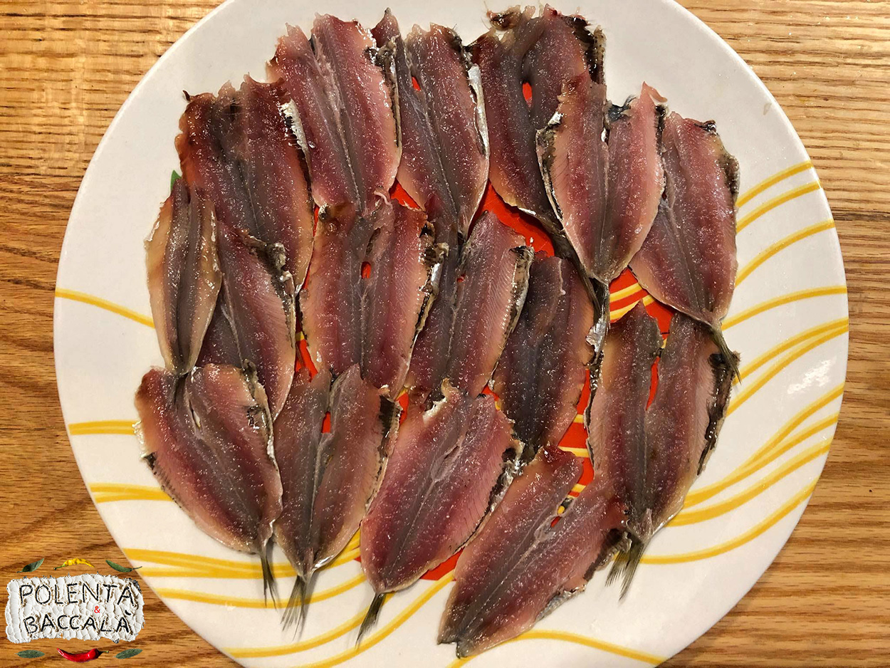 Sarde a Beccafico – Palermitan Stuffed Sardines – Polenta & Baccalá